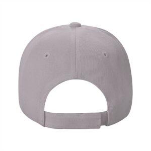 Custom Hats Your Custom Photo Text Here Men's Baseball Caps Gray