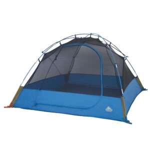 Kelty Tanglewood 2 or 3 Person Backpacking and Car Camping Tent – Sturdy Frame, Quick Corners for Easy Setup, Double Stake Vestibule, Clip-on Rainfly (3P)