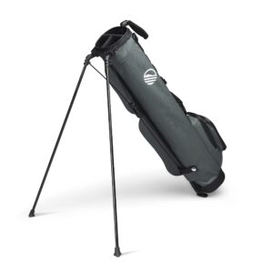 Sunday Golf Loma XL Bag - Golf Bag with Strap and Stand – Easy to Carry Pitch n Putt Golf Bag – Golf Stand Bag for The Driving Range, Par 3 and Executive Courses 3.4 pounds (Midnight Green)