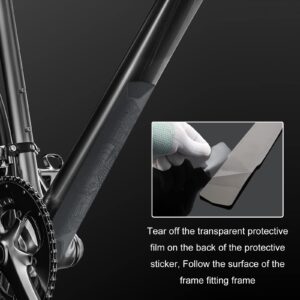 ALI2 Mountain Style Bike Downtube Frame Protector for Bike Road Bike,Black