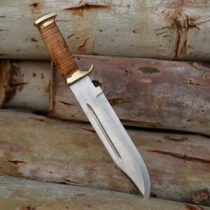 19 Inches High Carbon Steel Stainless Steel Blade with Brass Clip Guard and Pommel Knives | Camping Hunting Outdoor Survival Knives | Birthday Anniversary Xmas Gifts