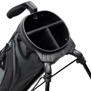 Sunday Golf Loma XL Bag - Golf Bag with Strap and Stand – Easy to Carry Pitch n Putt Golf Bag – Golf Stand Bag for The Driving Range, Par 3 and Executive Courses 3.4 pounds (Midnight Green)