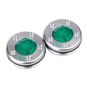 na 2pcs green clover golf custom weights for titleist scotty cameron newport studio california putters (2x30g)