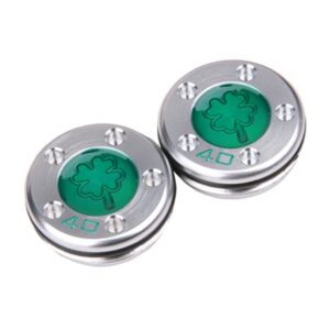 na 2pcs green clover golf custom weights for titleist scotty cameron newport studio california putters (2x40g)