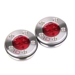 na 2pcs red clover golf custom weights for titleist scotty cameron newport studio california putters (2x10g)