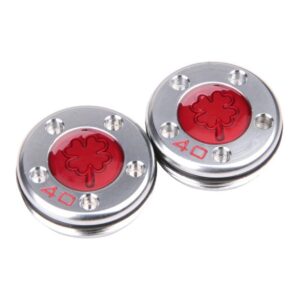 na 2pcs red clover golf custom weights for titleist scotty cameron newport studio california putters (2x40g)