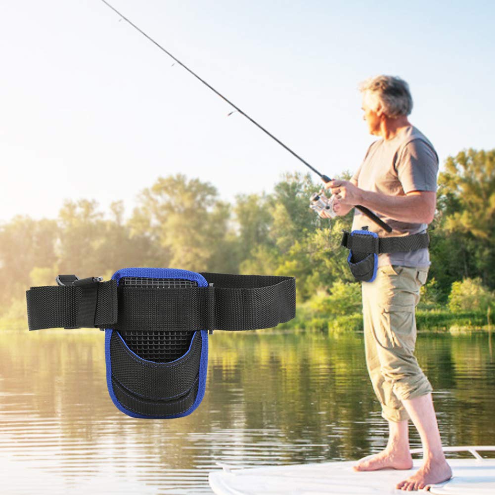 Fishing Waist Belt, Lightweight Waist Fishing Rod Holder Oxford Fabric Belt Strap Angling Tools Accessories(Fishing Belly top Belt)