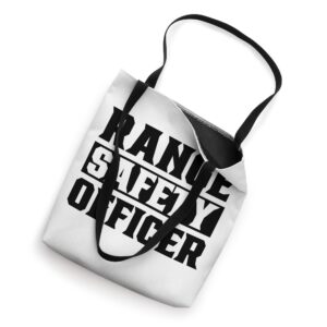 Range Safety Officer Worker Team Job Tote Bag