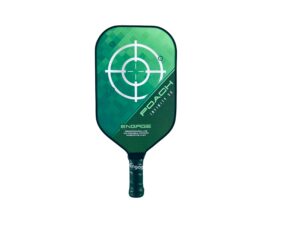 engage pickleball poach infinity sx pickleball paddle - pickleball paddles with black polymer core - usapa approved pickleball paddles - pickleball rackets for adults - lite (green)