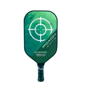 Engage Pickleball Poach Infinity SX Pickleball Paddle - Pickleball Paddles with Black Polymer Core - USAPA Approved Pickleball Paddles - Pickleball Rackets for Adults - Lite (Green)