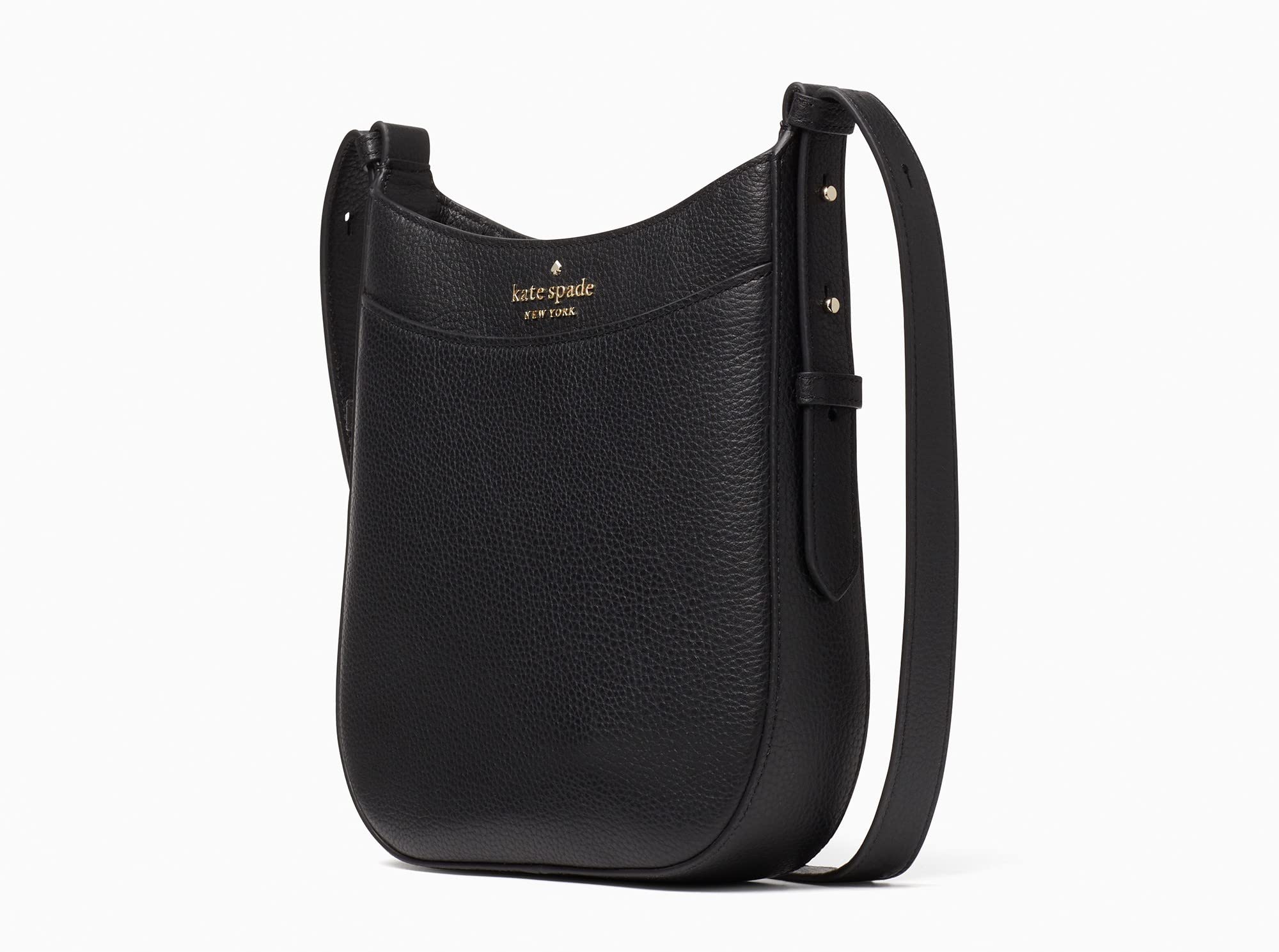 Kate Spade Leila Pebbled Leather Crossbody Purse (Black)