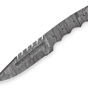 Custom Handmade Damascus Steel Blank Blade for Knife Making HB 12