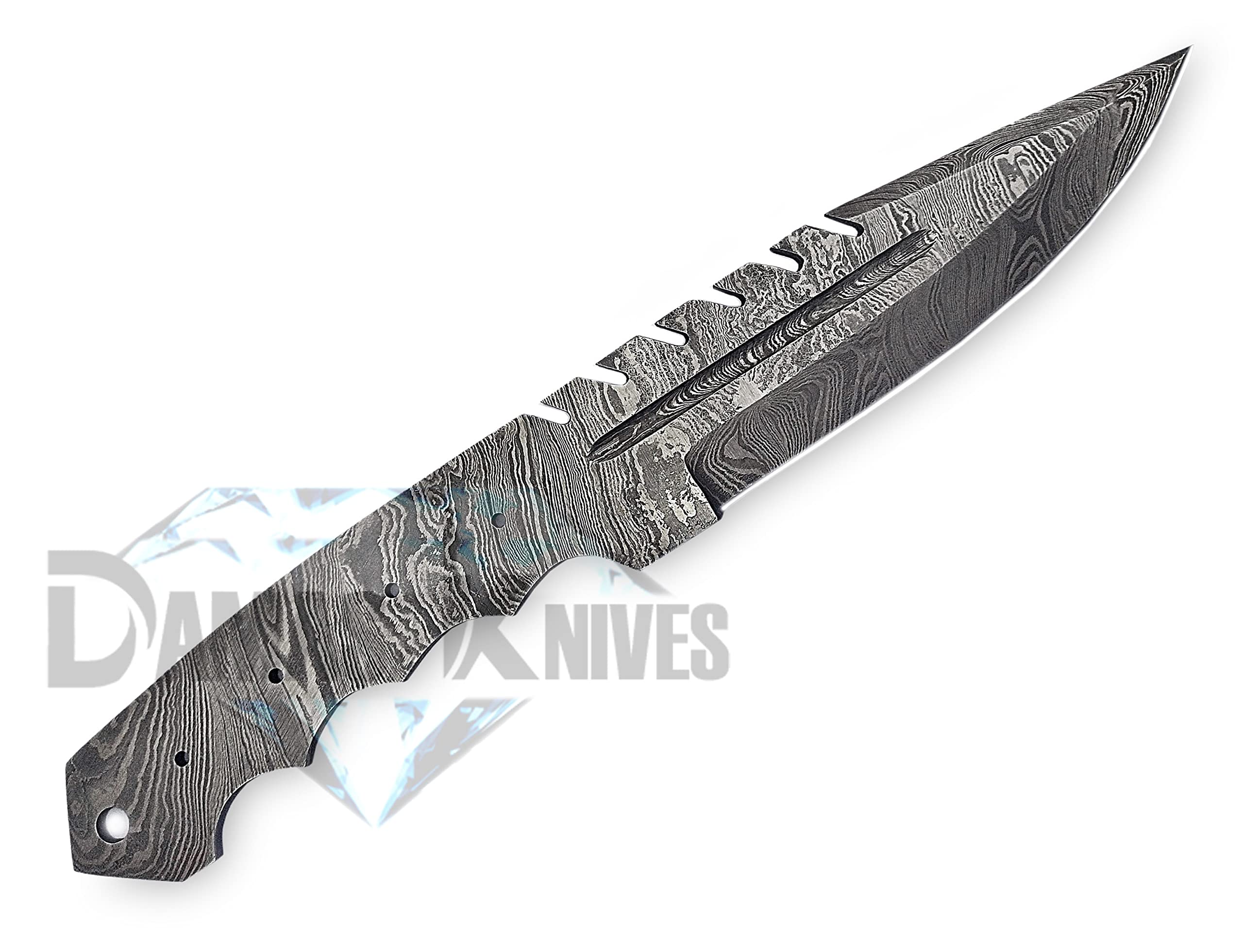 Custom Handmade Damascus Steel Blank Blade for Knife Making HB 12