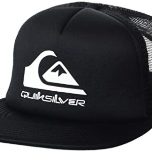 Quiksilver Men's Foamslayer Trucker Hat, Black, One Size