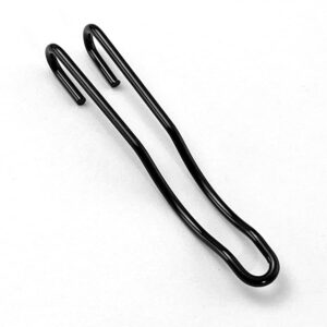 black deep carry wire pocket clip for spyderco us shipping, spyderco replacement clip, stainless steel