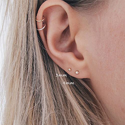 MOROYA 10 Pairs Cuff Earrings for Women ,Zircon Needle Ear Cuffs Wrap Stud Earrings Minimalist Trendy Dainty Ear Wrap Piercing Earrings, Copper, created zircon gemstone