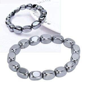 Terahertz Bracelet Loose Elastic Beads Terahertz Bracelet Bracelet Gift Stone for Women Men