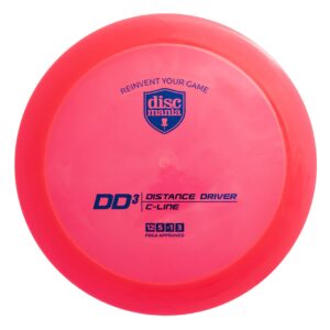 discmania c-line dd3 disc golf driver – overstable drives, disc golf distance driver - colors will vary (173-176g)