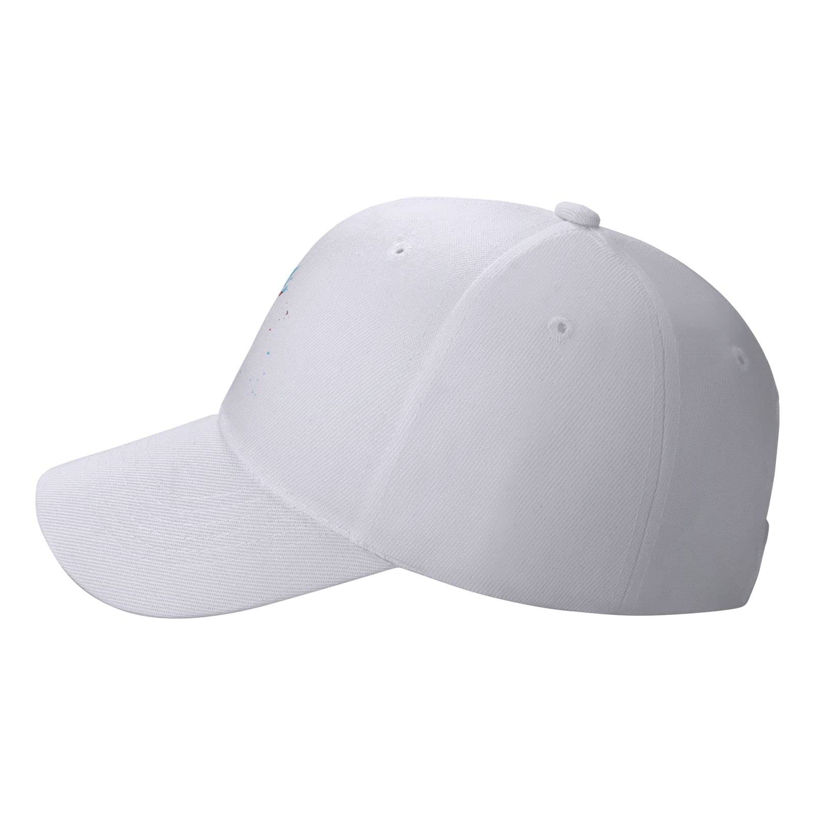 POOEDSO Fiji Terrain Map Baseball Cap Fashion Solid Color Duck Tongue Hat Adjustable Casquette