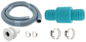 marine bilge pump hose 1-1/8 inch plumbing kit, 1-1/8 inch check valve