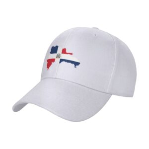 pooedso dominican republic terrain map baseball cap fashion solid color duck tongue hat adjustable casquette