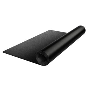 peloton bike mat | 72” x 36” with 4 mm thickness, compatible with peloton bike or bike+, black