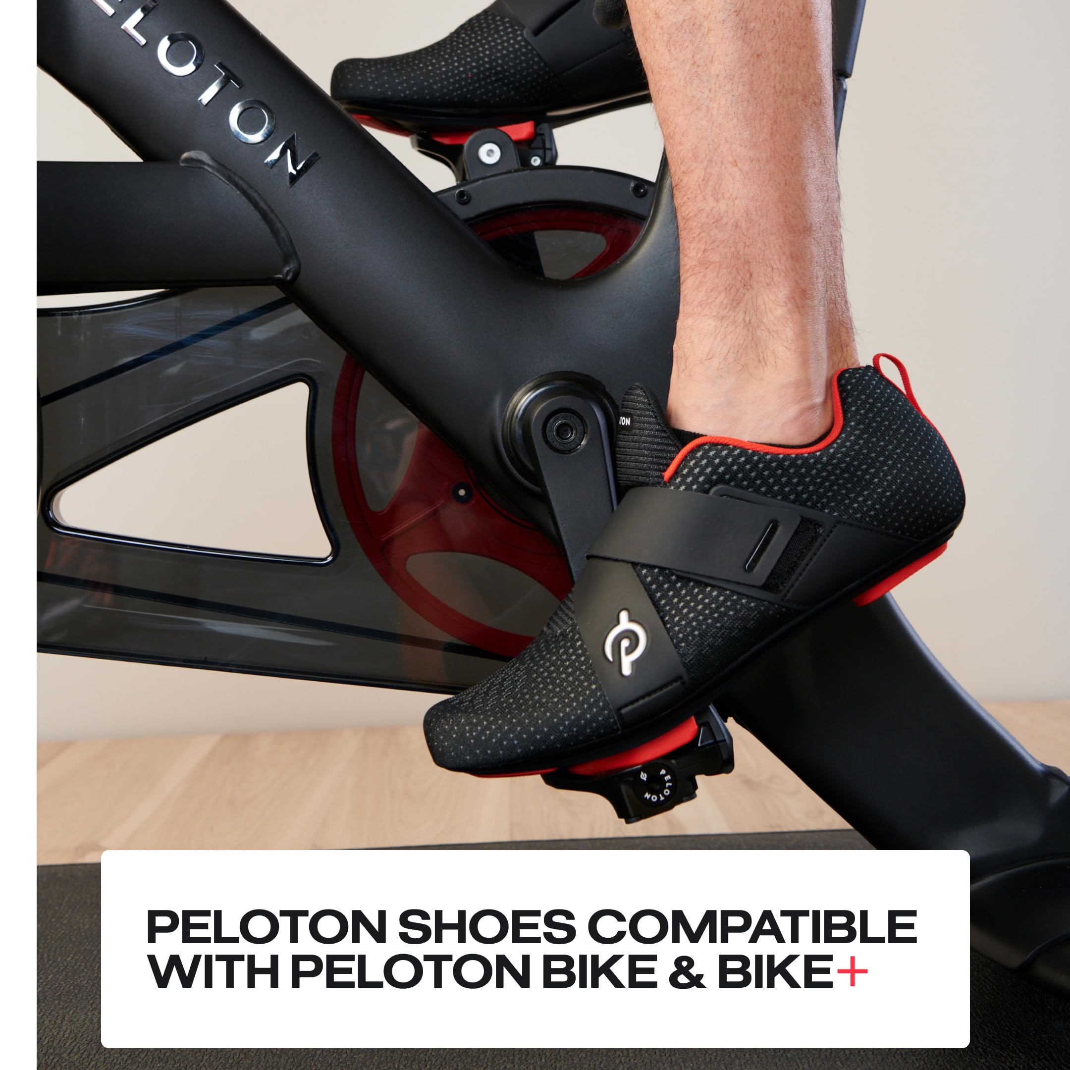 Peloton Altos Cycling Shoes for Bike and Bike+ with Single Hook and Loop Strap and Delta-Compatible Bike Cleats