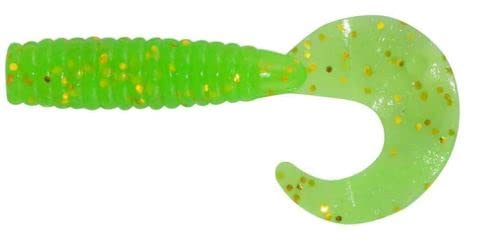 Moose Baits Curly Tail Grub Fishing - Soft Fishing Lures for Crappie - Fishing Gear for Crappie - 40 Piece Fishing Tackle Kit Bulk Fishing Baits with Curl Tail Grubs