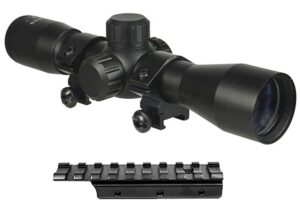 m1surplus presents this optics kit for rossi gallery gun .22 rifle - includes compact series 4x32 rifle scope + aluminum rings + bolt-on mount