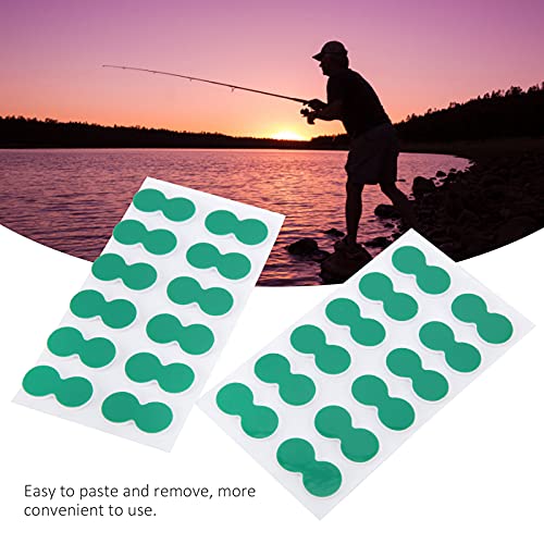 Yuecoom 24PCS Fishing Floats Slip Bobbers, Fishing Foam Bobbers for Fishing Fly Fishing Indicator, Fishing Tackle Accessory Fishing Tool Stick On Strike Float Fake