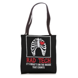 rad tech radiologist radiologic technologist radiology squad tote bag