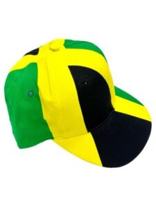 global caps, inc. jamaica flag baseball cap