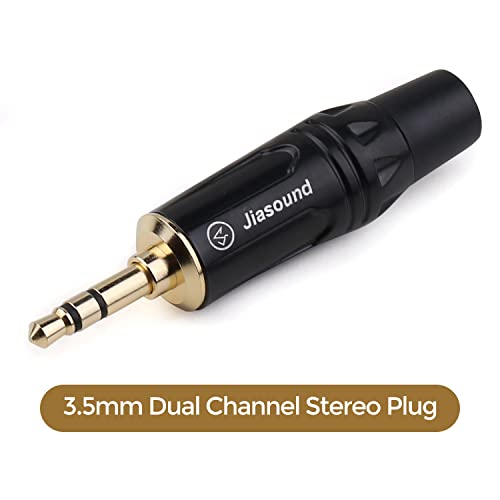 innomaker 2-Pack 5ft 3.5mm Stereo to XLR Balanced Male Cable with 24 AWG Copper Wire