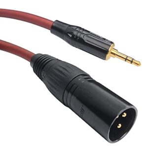 innomaker 2-Pack 5ft 3.5mm Stereo to XLR Balanced Male Cable with 24 AWG Copper Wire