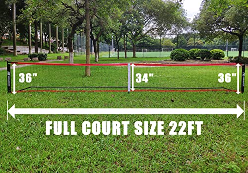 Hoverphenix Pickleball Set with Net for Driveway, Portable Regulation Size Pickleball Net System with Paddle Set of 4, Outdoor Pickleballs, Carry Bag, Weather Resistant Metal Frame