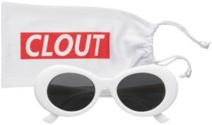 clout goggles glasses oval retro kurt cobain sunglasses meme jackie o style round vintage y2k mod smp