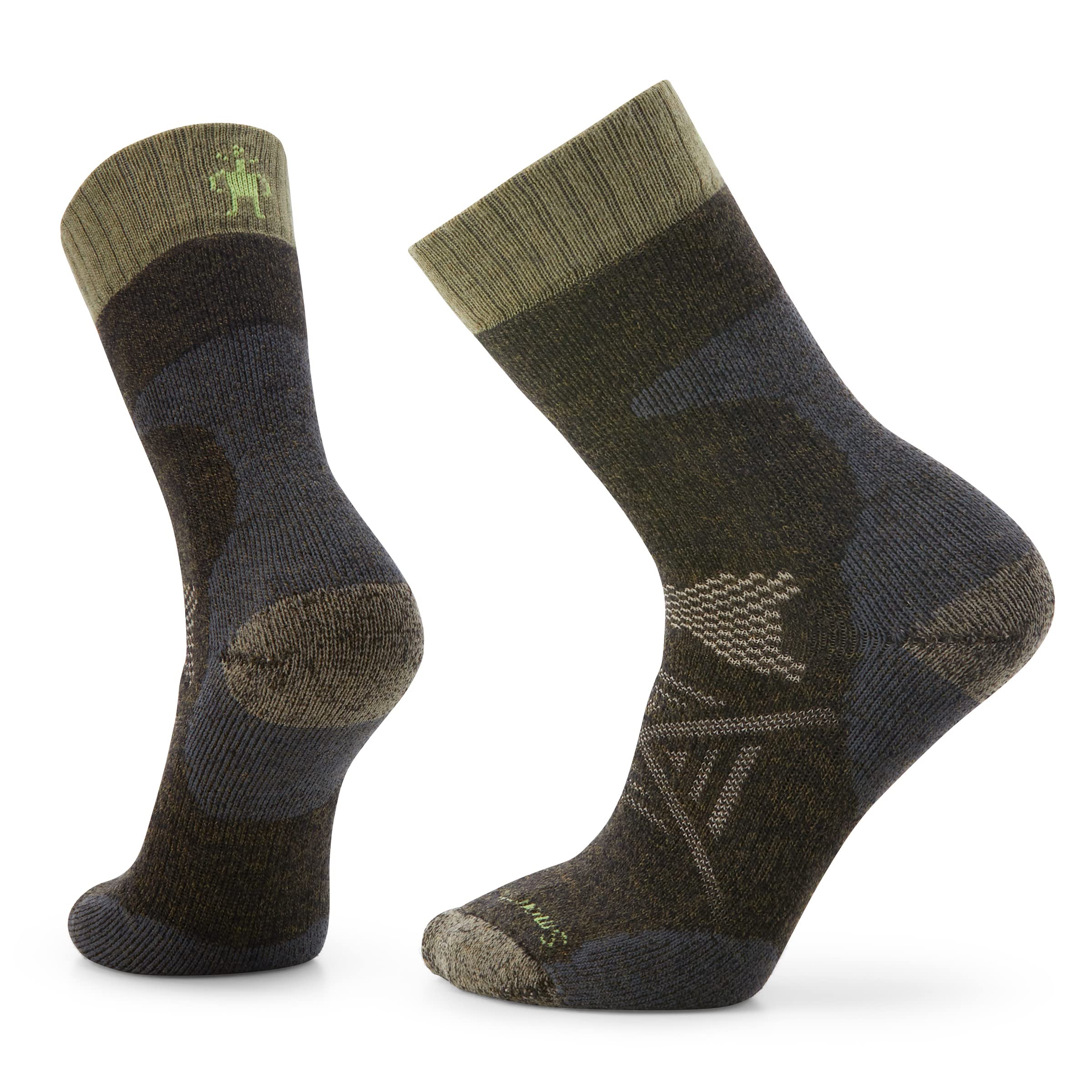 Smartwool Men's Hunt Extra Cushion Merino Wool Tall Crew Socks, Military Olive, X-Large