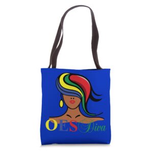 oes diva sister order of the eastern star parents' christmas tote bag