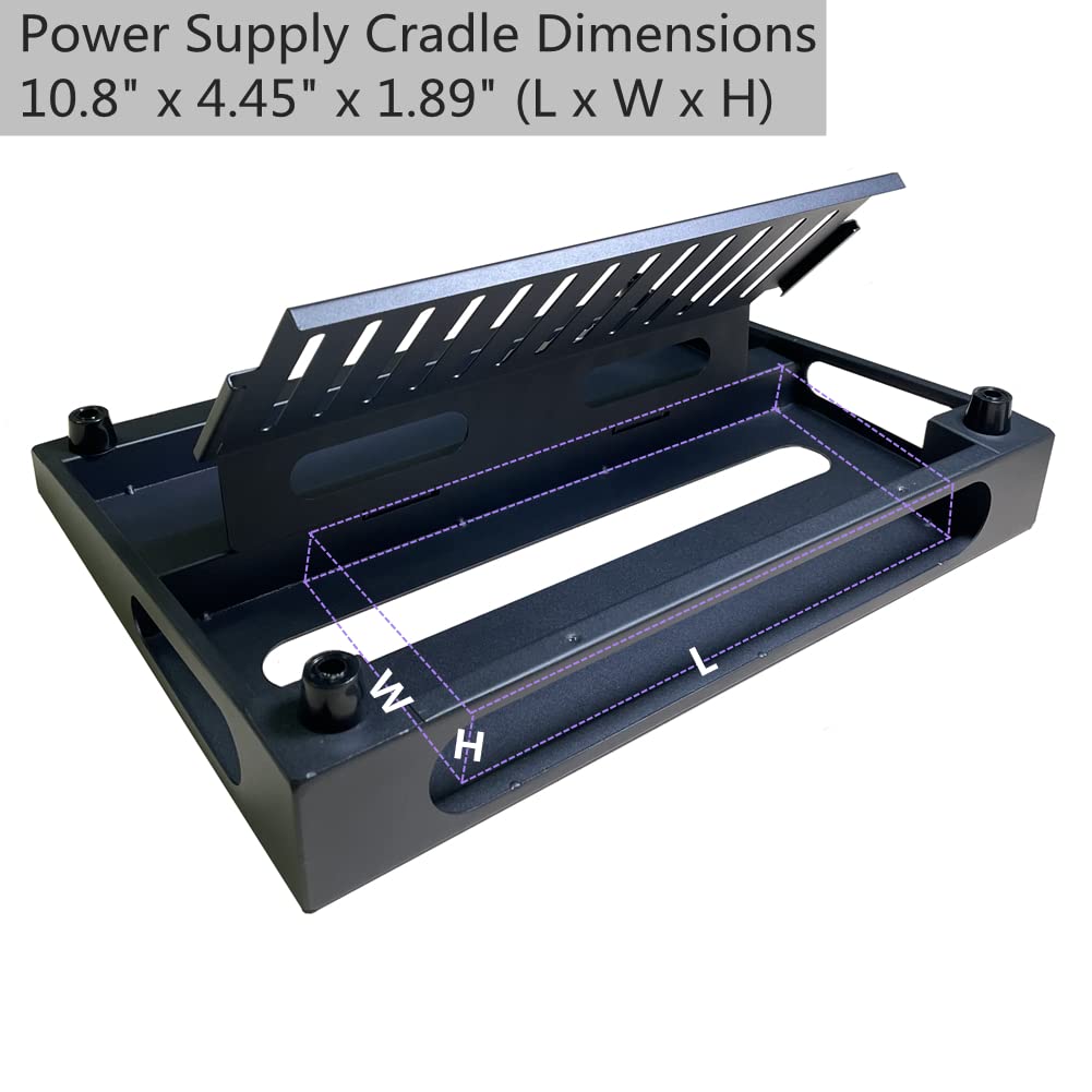 SOYAN 14" x 10.6" Guitar Pedal Board with Power Supply Cradle, Carry Bag Included (SPB-14S)