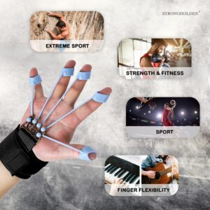 Hand Grip Strength Trainer - 3 Resistance Levels Forearm Strengthener for Beginner, Intermediate & Advance Users - Hand Grip Strengthener Set, The Gripster, Finger Strengthener and Forearm Exerciser