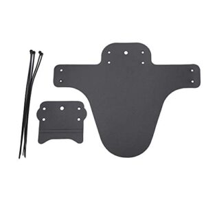 Durable Small Bike Mudguard, Black Plastic Bike, Effective for Mountain Bike Road Bike Mountain Road