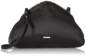 vince camuto womens issey clutch, black, one size us