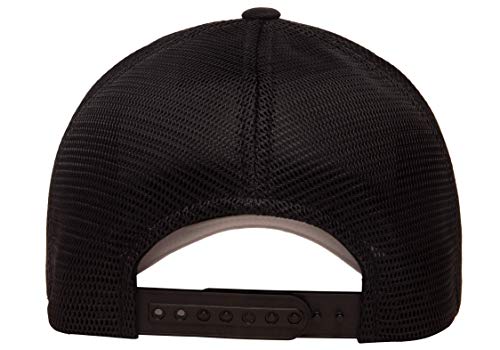 Flexfit Men's 110 Mesh Cap, Black, XX-Large