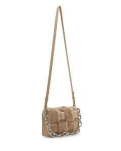 vince camuto cedar clutch, natural multi