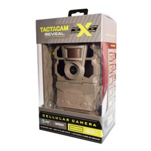 TACTACAM Reveal X Gen 2.0 LTE Cellular Trail Camera AT&T and Verizon, HD Video, HD Photo, Low Glow IR LED Flash (TA-TC-XG2) for Hunting, Security, Surveillance Gen 2 (4) 4 Pack Gen 2.0