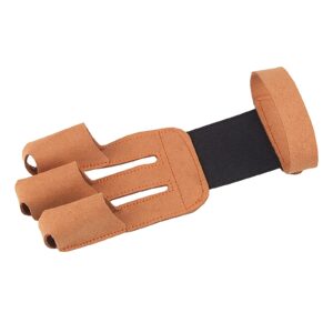 greus hunting glove archery finger tab accessories shooting gloves breathable three finger protectors for men women outdoor