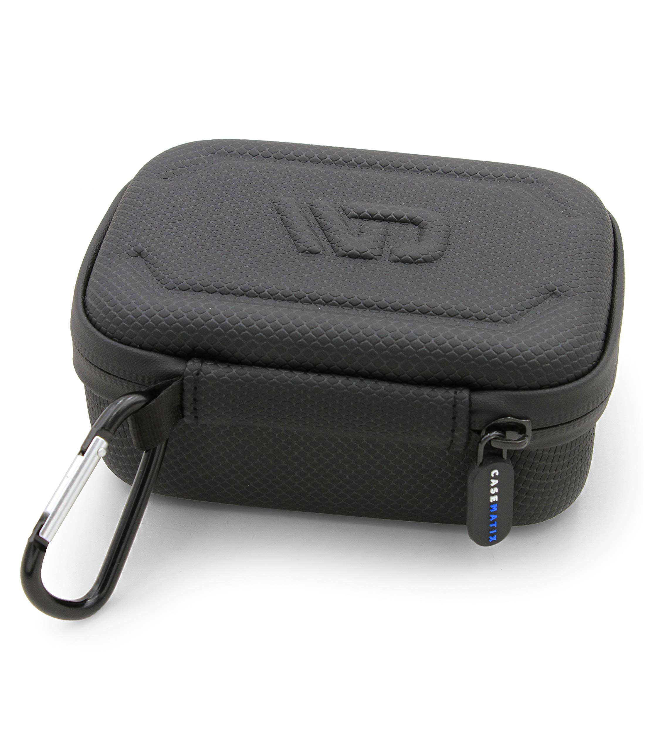 CASEMATIX Travel Case Compatible With DJI Mic 2 Wireless Microphone Kit or Original - Compact Lavalier Microphone Protection to Carry Lav Mic in Charging Case and Small Accessories