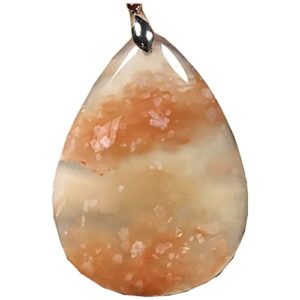 duovekt natural cherry agate pendant jewelry for women men 48x35x8mm beads crystal stone sliver gemstone aaaaa