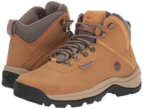 Timberland Women's White Ledge Mid Ankle Hiking Boot, Wheat Full-Grain, 7.5