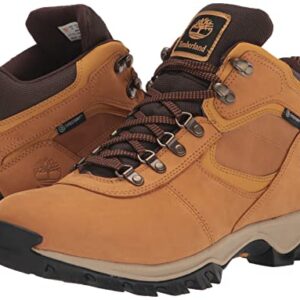 Timberland Men's Mt. Maddsen Waterproof Mid Hiking Boot, Wheat, 10